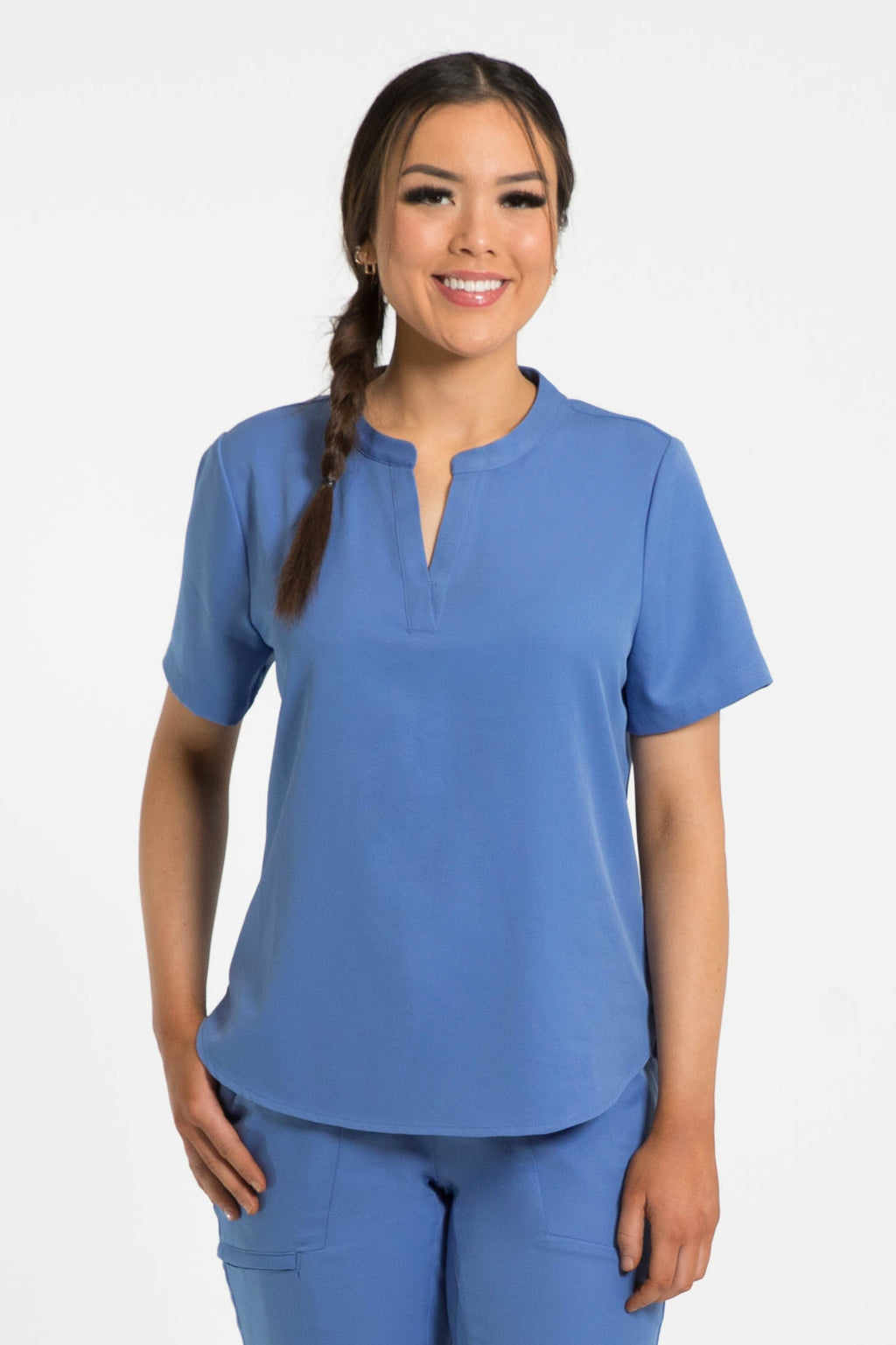 The Habitat Everyday Top - Ocean Blue – Sustainable Scrubs